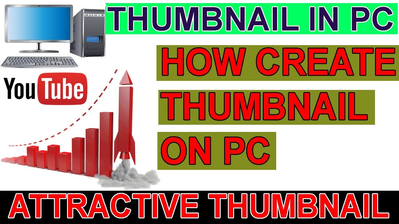 How To Make Thumbnail In Pc | Make Thumbnail Like Pro In Pc ...