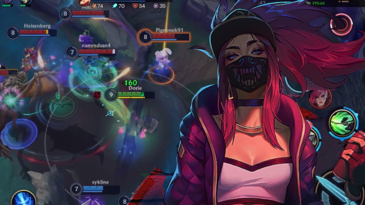 [Wild Rift] Buff Akali fast combo | [와일드리프트] 아칼리 사용법 랭크 그랜드마스터 - YouTube