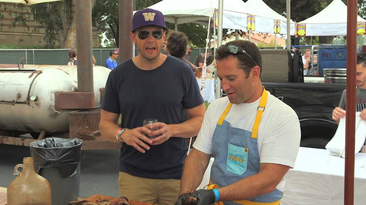 Joel McHale and Chef Adam Perry Lang Support Alex's Lemonade Stand ...
