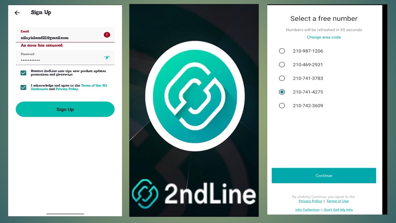 How to create an unlimited 2nd Line account with Free IP 100% working ...