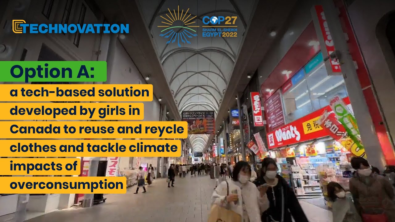 Option A: 2 Girls Create a Tech Solution to Overconsumption with Tech ...