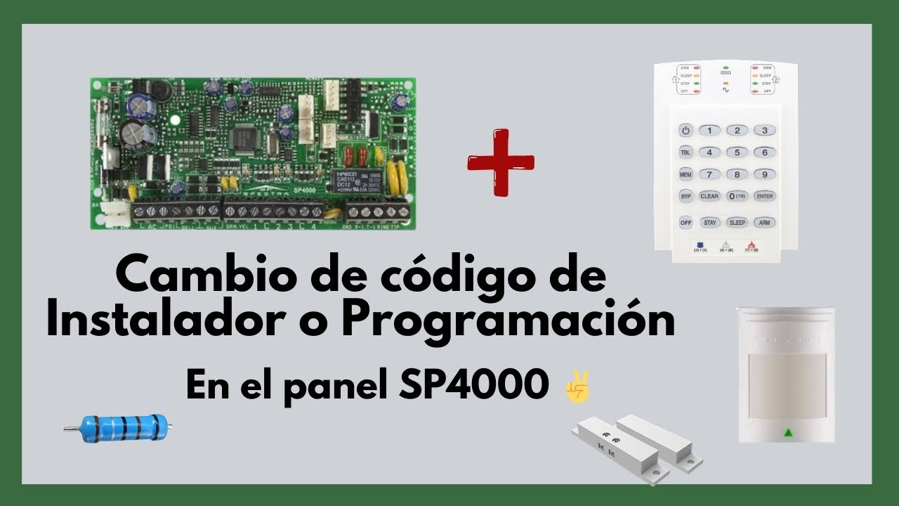 Cambio de código de Instalador o Programación en la alarma Paradox 📟🫡 ...
