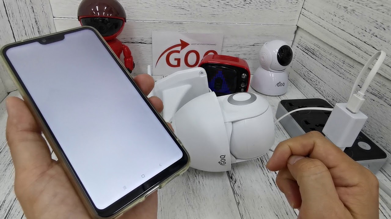 GOQ Q50 Outdoor WiFi CCTV - V380 PRO - AP TO STATION MODE SETUP - YouTube