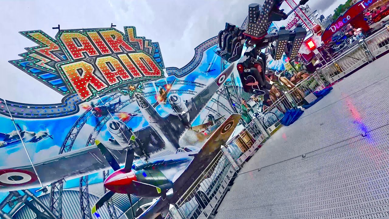 Air Raid (Mitchell Wilmot) On Ride The Hoppings Newcastle 2025 - YouTube
