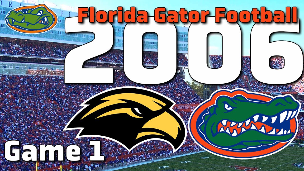 2006 Florida Gators Football: Game 1 - Clash Against Southern Miss ...