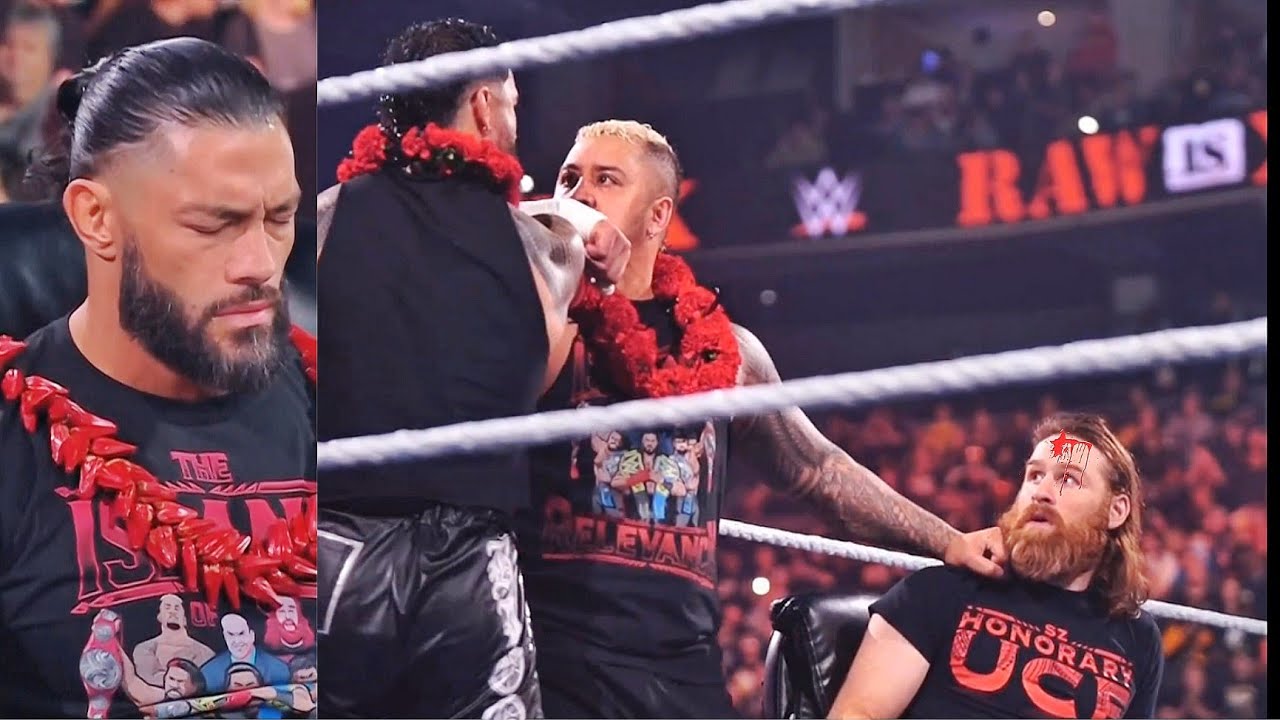 ROMAN REIGNS ATTACKS SAMI ZAYN TRAIL WWE RAW 30 - WWE RAW HIGHLIGHTS ...