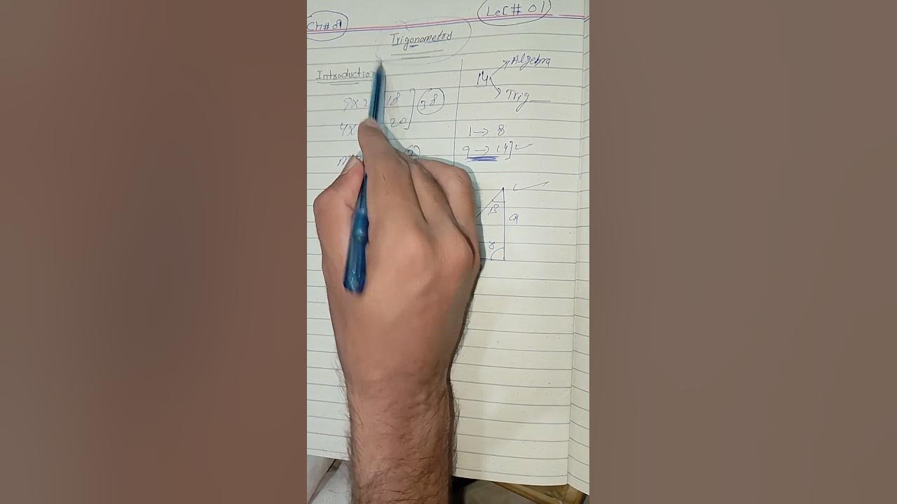 Introduction of Trigonometry || Ch#09 1st year Math || Lec#01 || Prof.M. WAQAS - YouTube