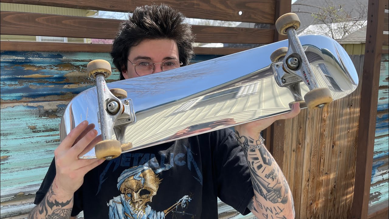 We Machined A Billet Aluminum SKATEBOARD! It's Heavy.. - YouTube