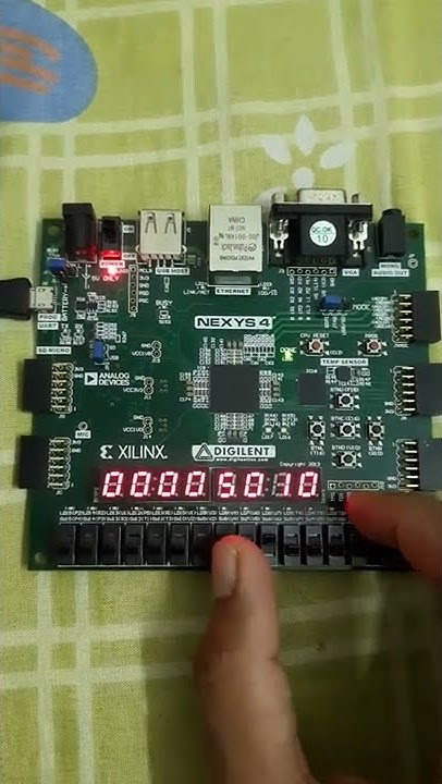 Basic calculator using Artix 7 Nexys 4 FPGA board - YouTube