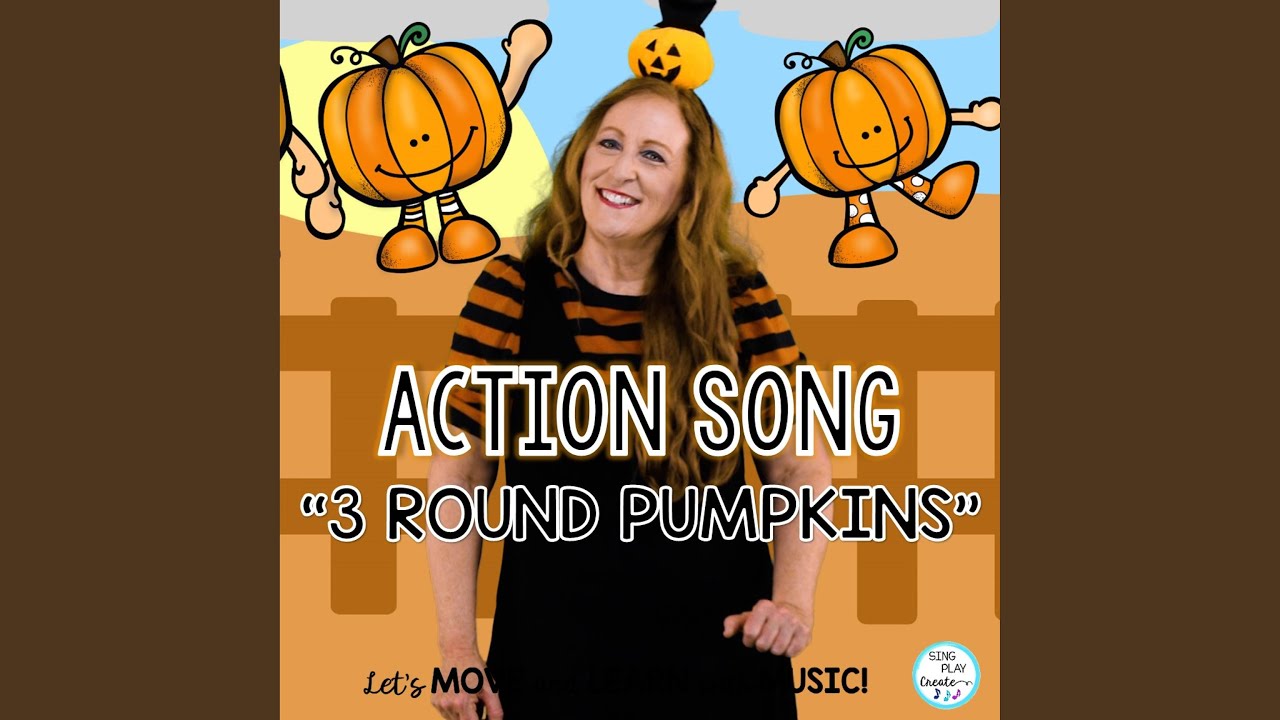Three Round Pumpkins (Childrens Halloween Song and Nursery Rhyme) - YouTube
