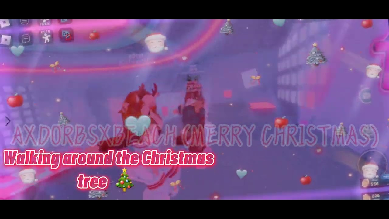 MERRY CHRISTMAS!! Walking around the Christmas tree -Roblox edit- - YouTube