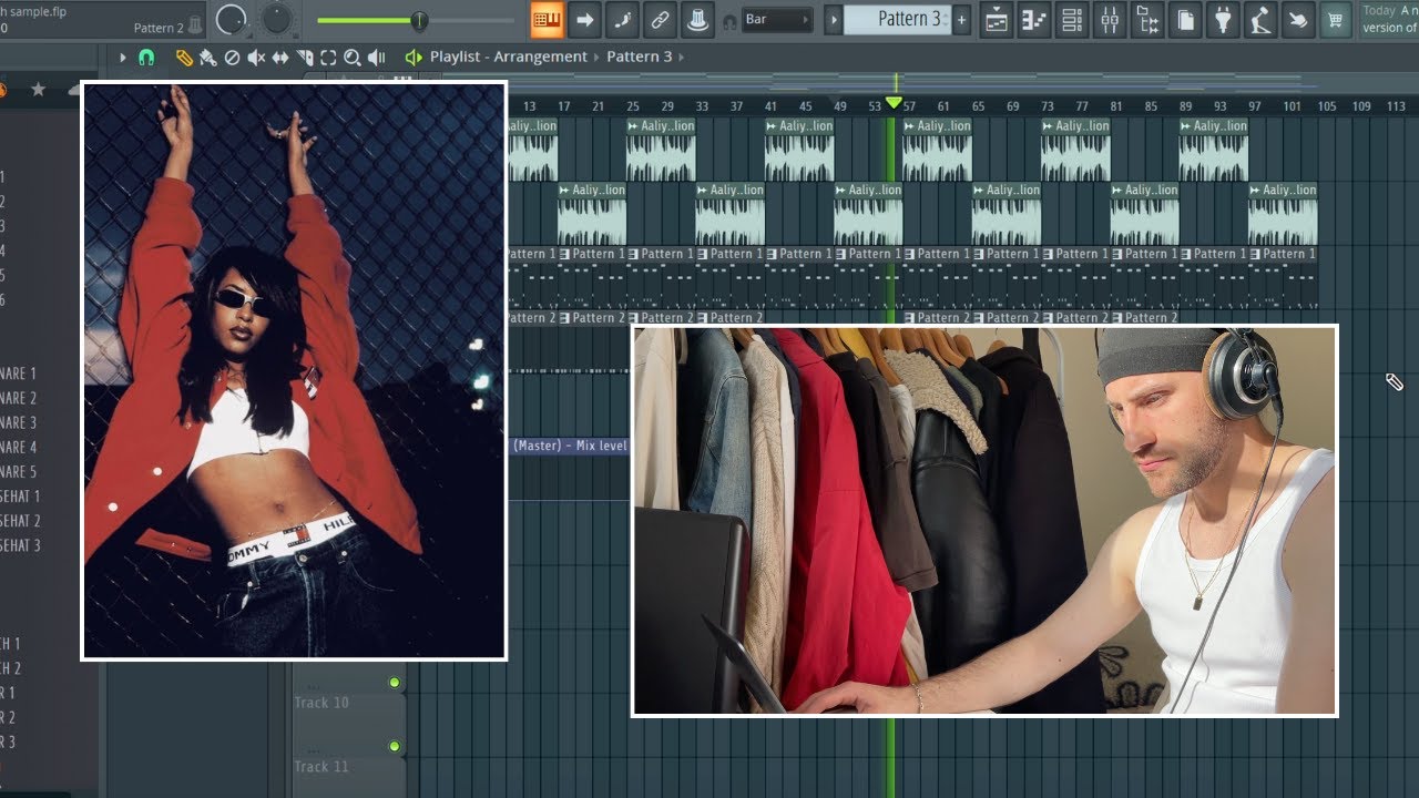 Flipping a Aaliyah Sample Into a Cash Cobain Type Beat | FL Studio ...