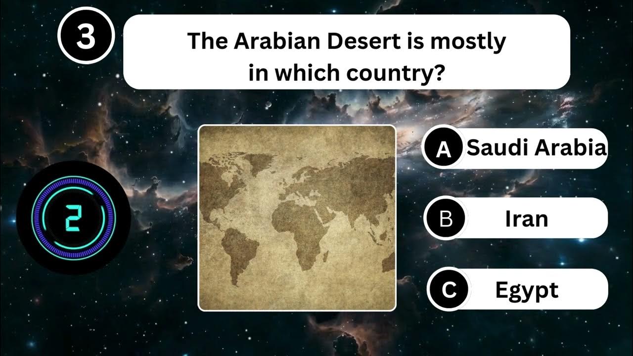 5 Questions Quiz about Deserts - YouTube