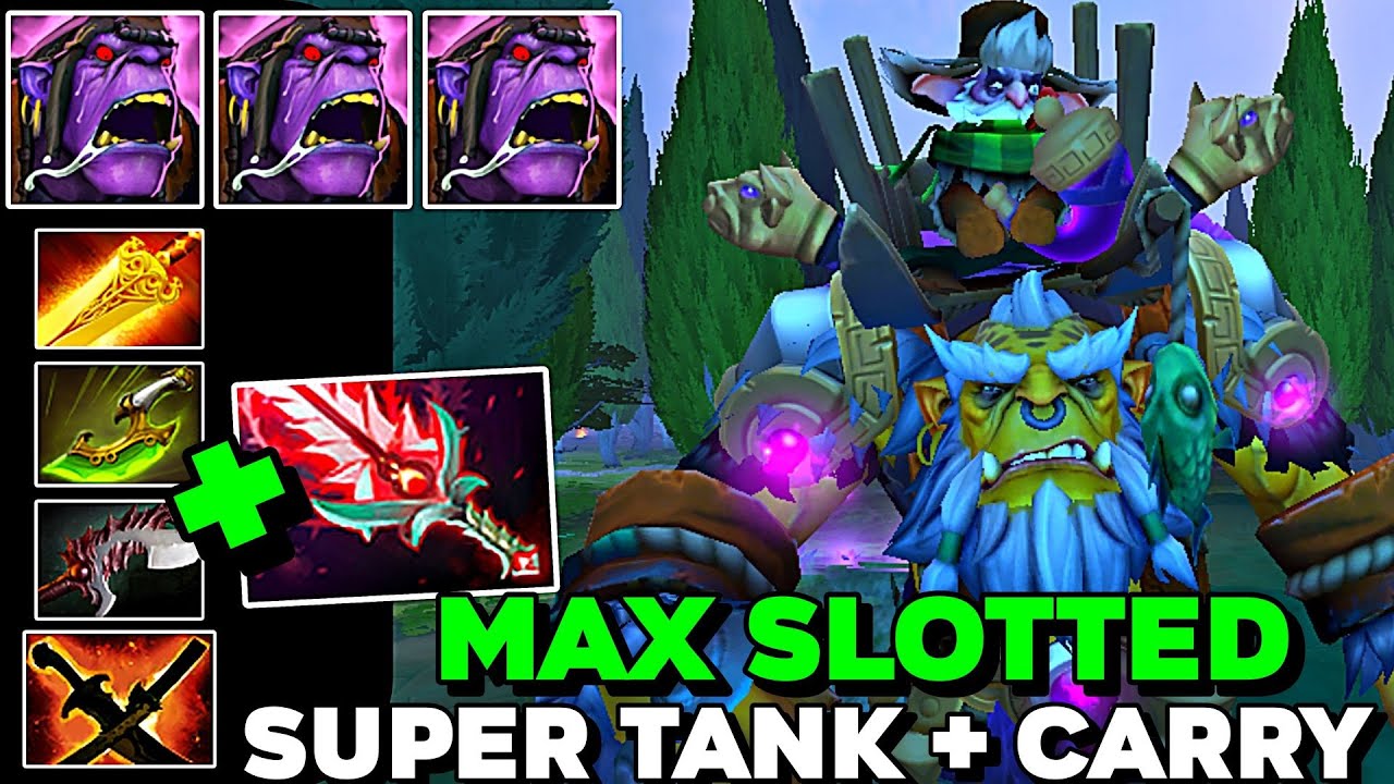 Super Tank + Carry Alchemist Fast Farm Speed Max Slotted Safelane ...