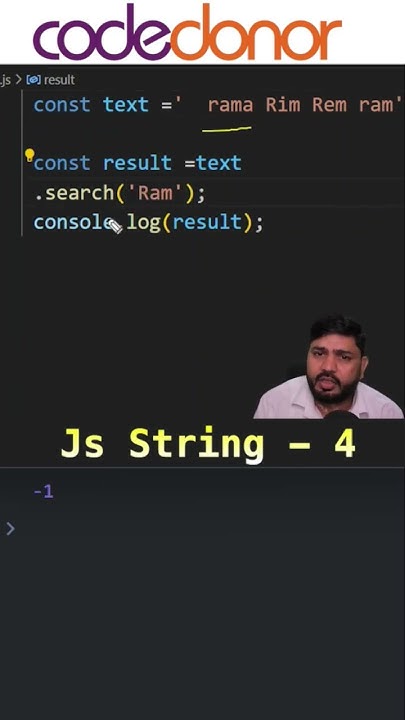 Strings in JavaScript - 4 #shortsvideo #javascripttutorial #coding - YouTube