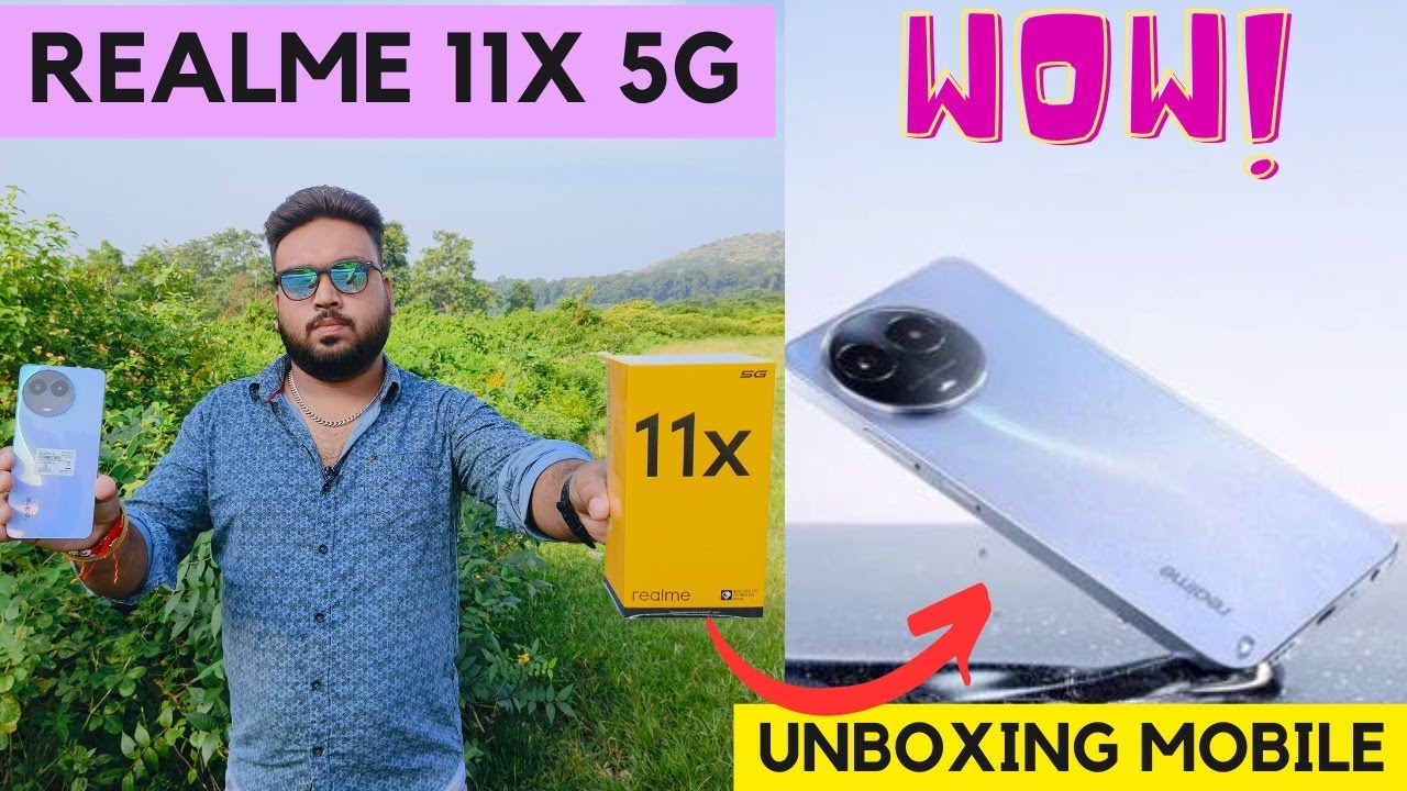 REALME 11X 5G MOBILE | UNBOXING | CAMERA TEST | 33W SUPERVOOC CHARGER ...