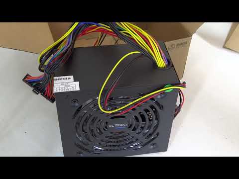 Unboxing Fuente de Poder Acteck Z 600 de 600W - YouTube
