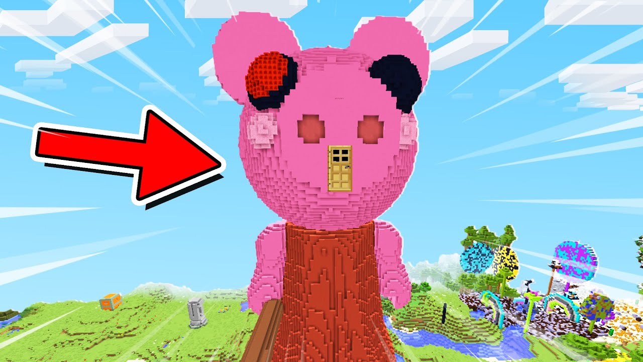 JAK WYGLĄDA ŻYCIE W GIGANTYCZNEJ ŚWINCE PIGGY W MINECRAFT?! (Minecraft ...