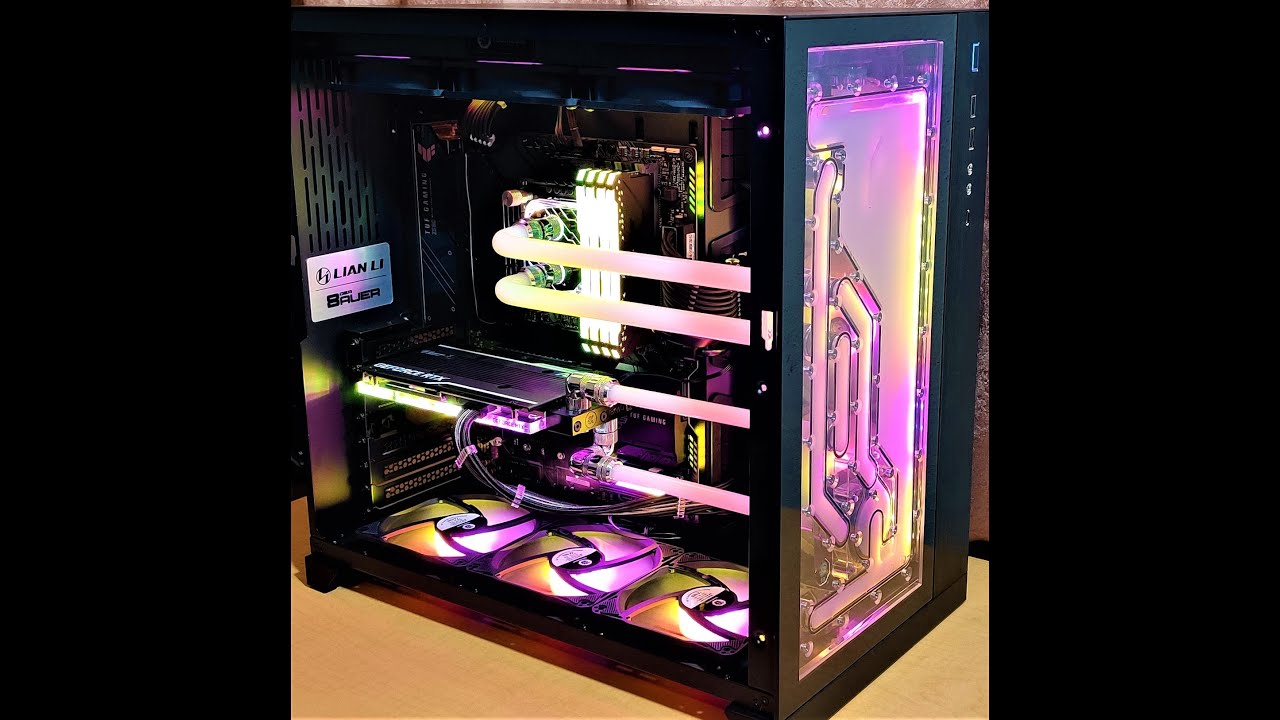 How to Build a custom water loop PC - $3000 Build in Lian li 011 (Intel ...