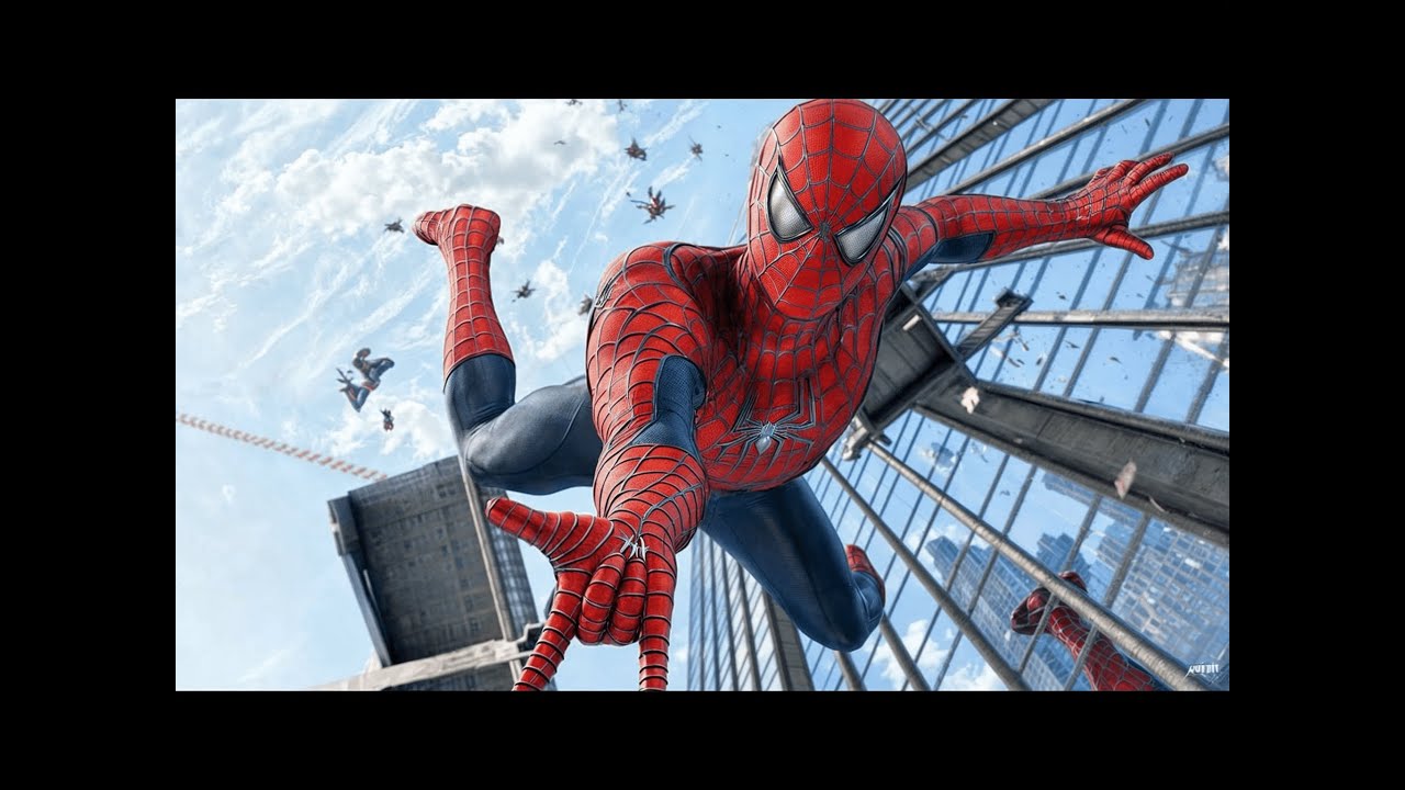 Spider-Man saves Gwen when she falls off the Building [4K 60FPS] - YouTube