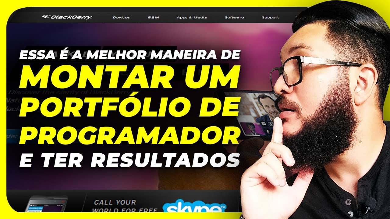 COMO CRIAR UM PORTFÓLIO DE PROGRAMAÇÃO 🤩 - YouTube
