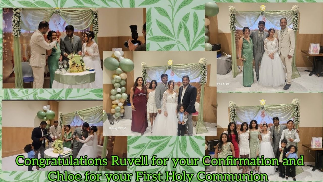 Congratulations Ruvell and Chloe | Confirmation | First Holy Communion ...