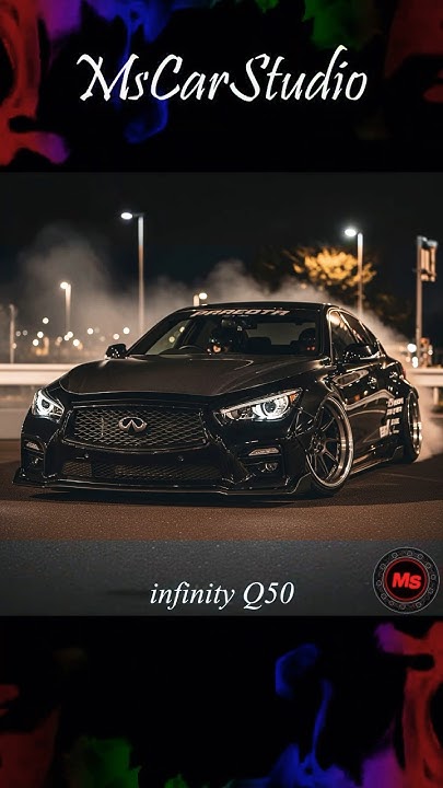 日産 スカイライン V37 Q50 ローダウン ドリフトフォト #nissan #infinity #q50s #skyline #fastandfurious #ai - YouTube