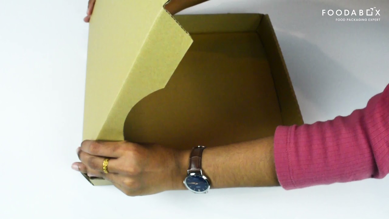 HOW TO ASSEMBLE PIZZA BOX? - YouTube