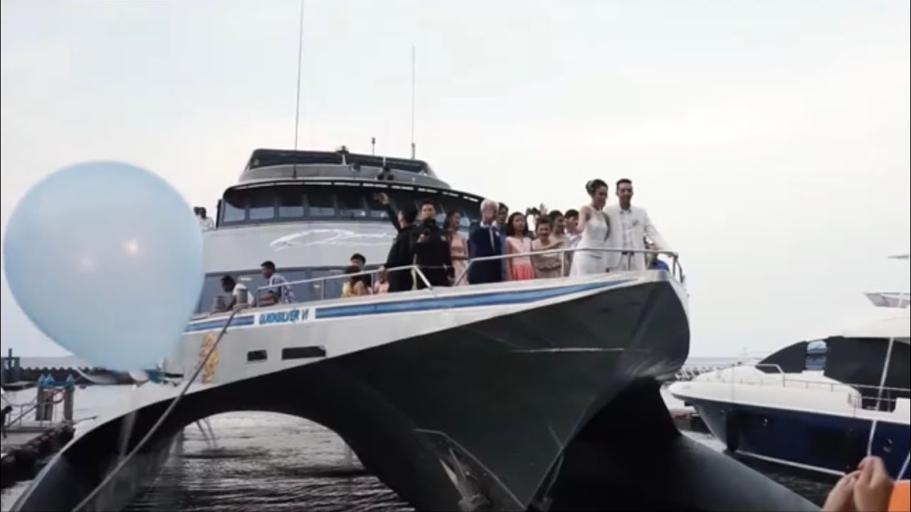 Cruise Wedding Of Martin Carter & Allia Rosa - YouTube
