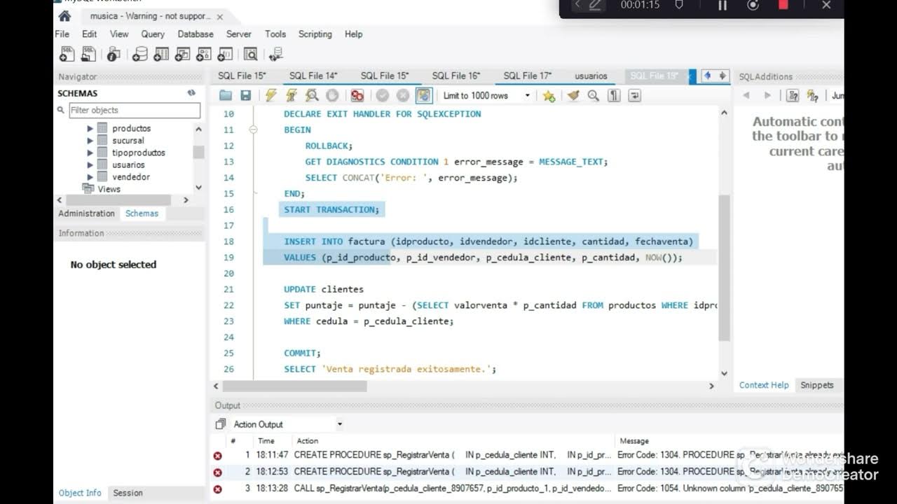 Transacciones - MySQL - YouTube