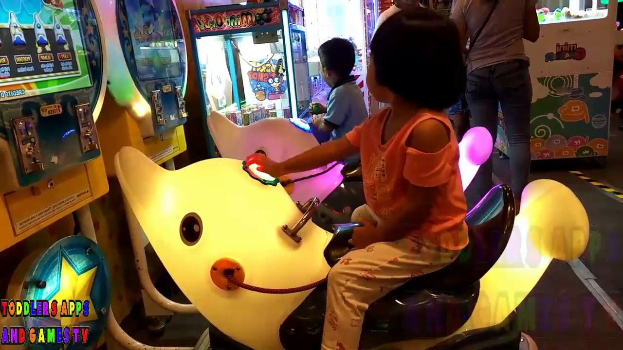 BABY PLAYING IN ARCADE PLAYGROUND | BABY NURSERY RHYMES SONG | VIDEO ...