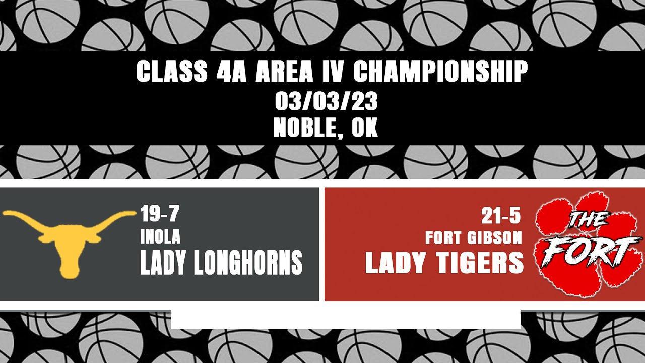 FORT GIBSON LADY TIGERS vs INOLA | BASKETBALL AREA CHAMPIONSHIP GAME ...