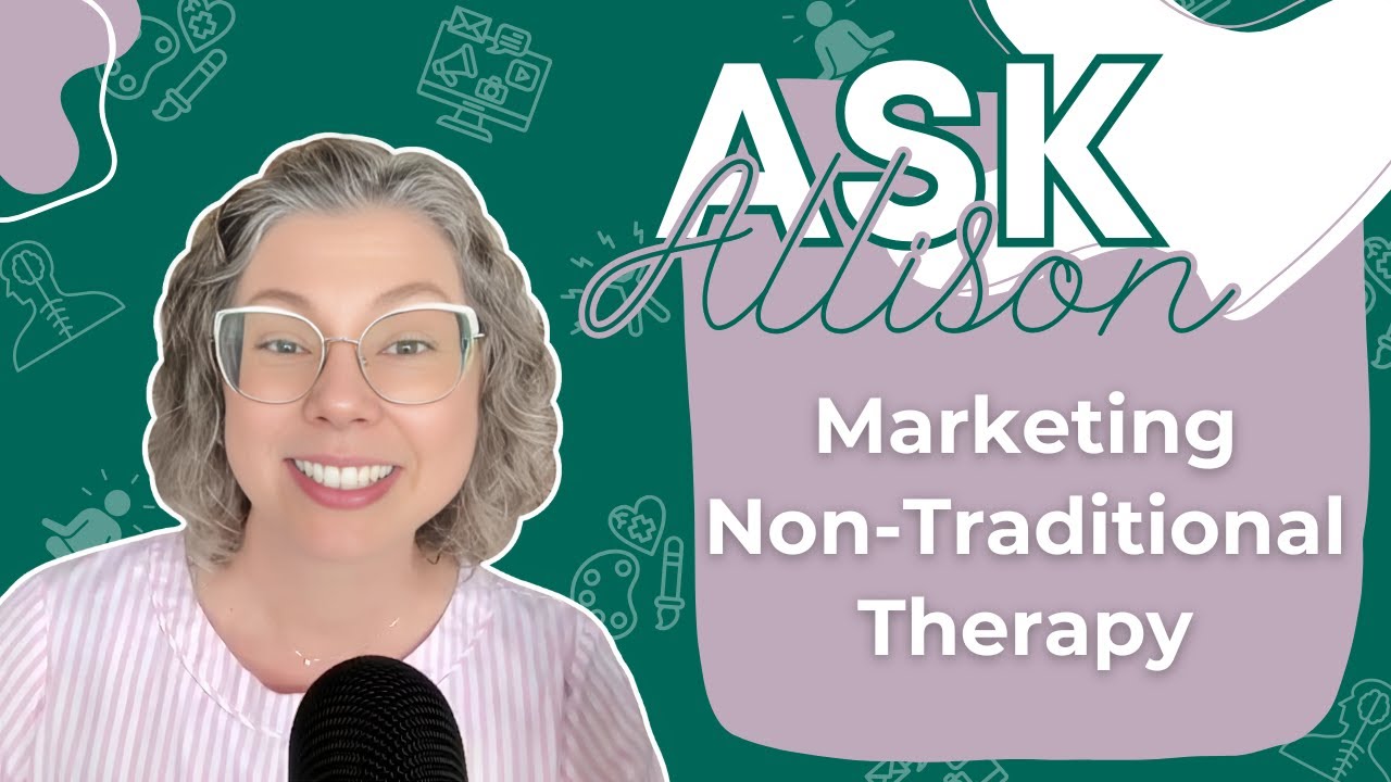 How to Market Non-Traditional Therapy - YouTube