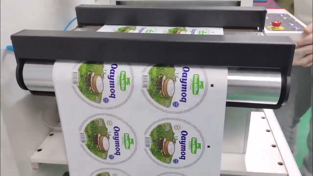 IECHO RK2-330 digital label cutter - YouTube