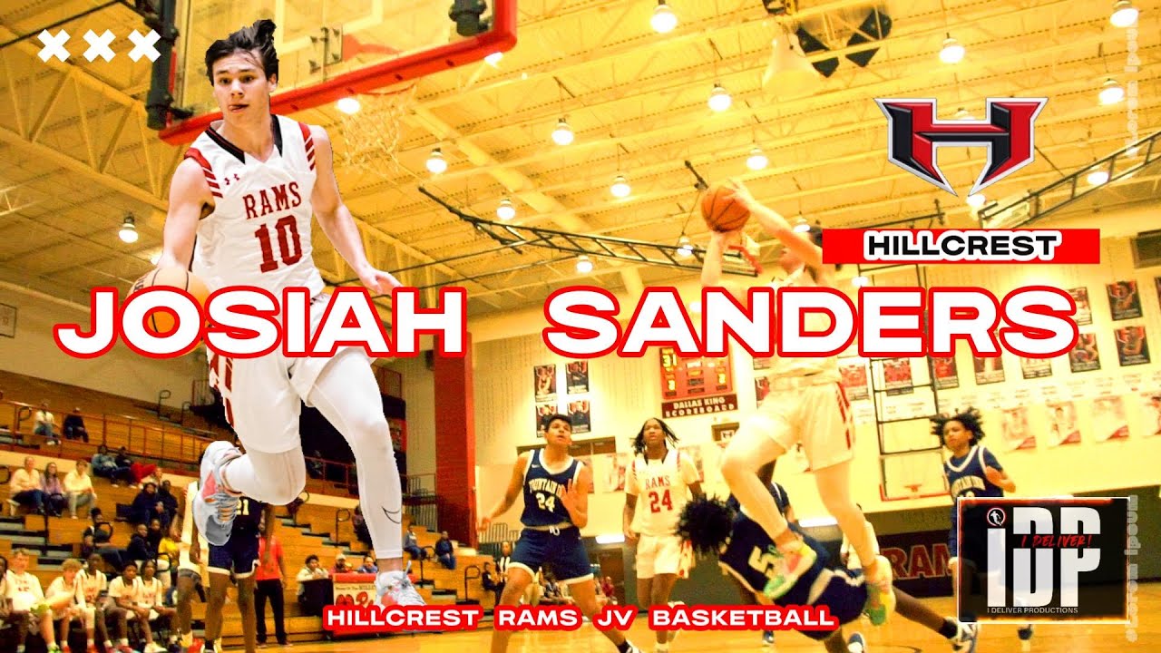 Josiah Sanders - Hillcrest Rams JV Basketball Versus Fountain Inn - YouTube