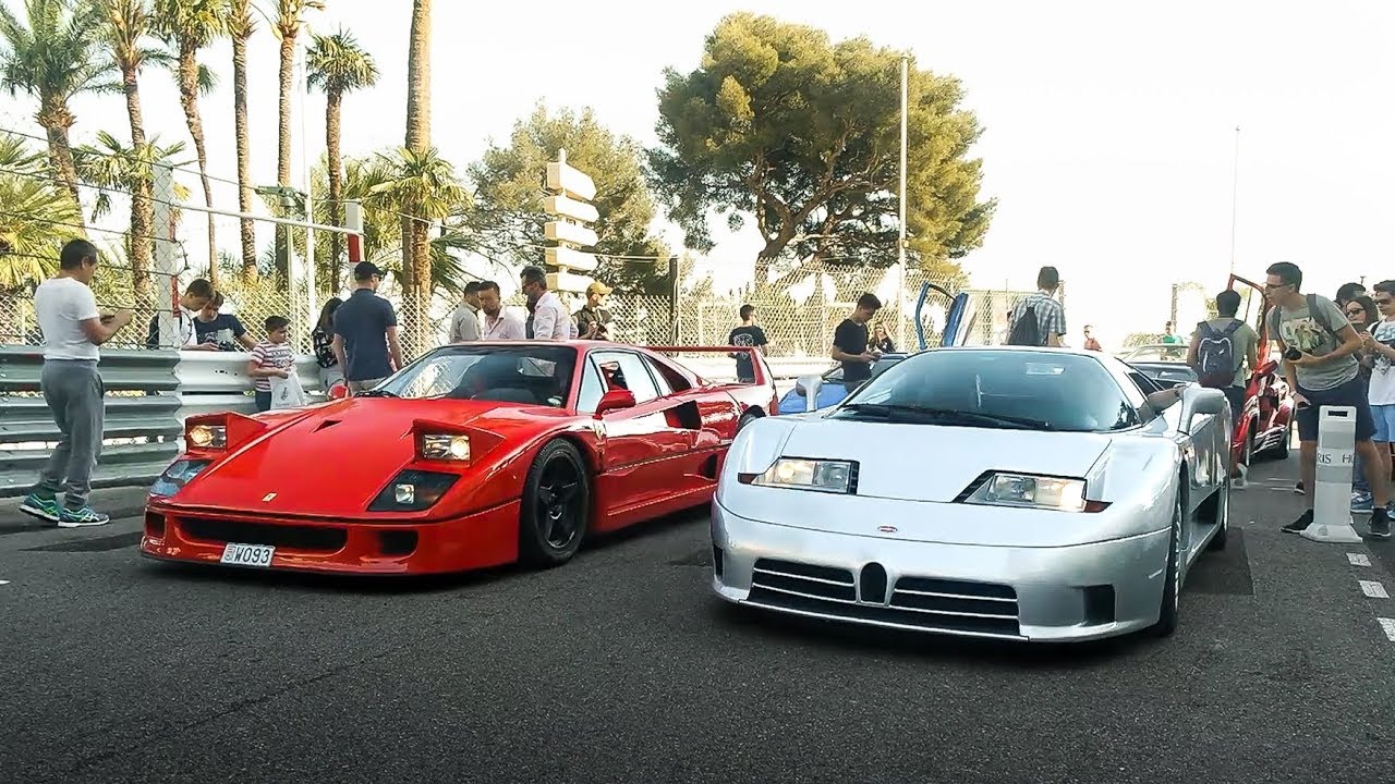 How To Shut Down Monaco: F40, EB110, Diablo SV & Countach Convoy! | Top ...