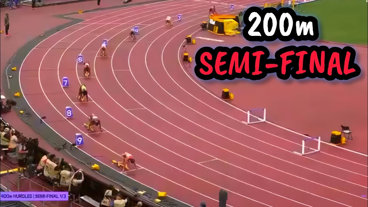 200m Semi-Final Race At Tokyo Championship 2025 (Reports) - YouTube