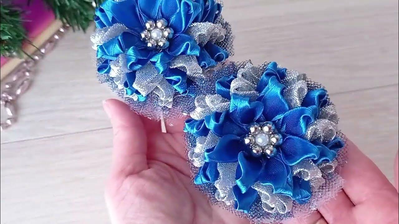 DIY 🎀 Всего лишь фатин и атласная лента, а какая КРАСОТА получается!🎀 ...