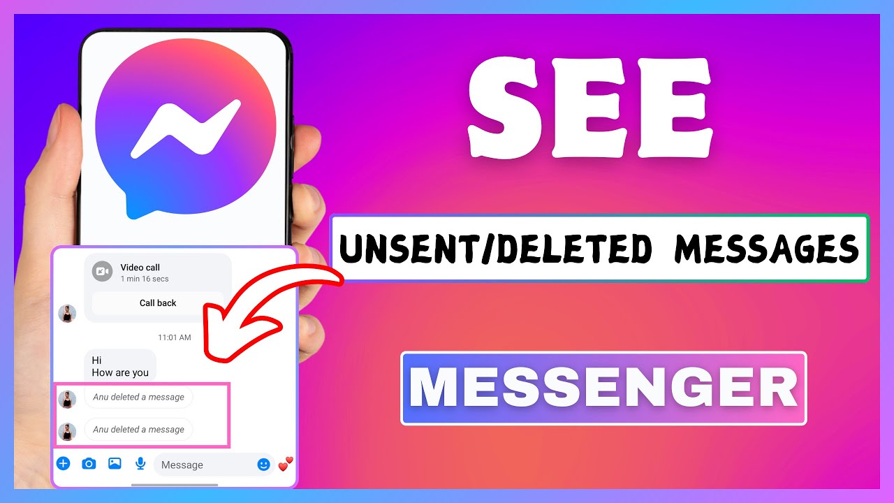 How To See Unsent Messages On Messenger | Read Deleted Messages On FB ...