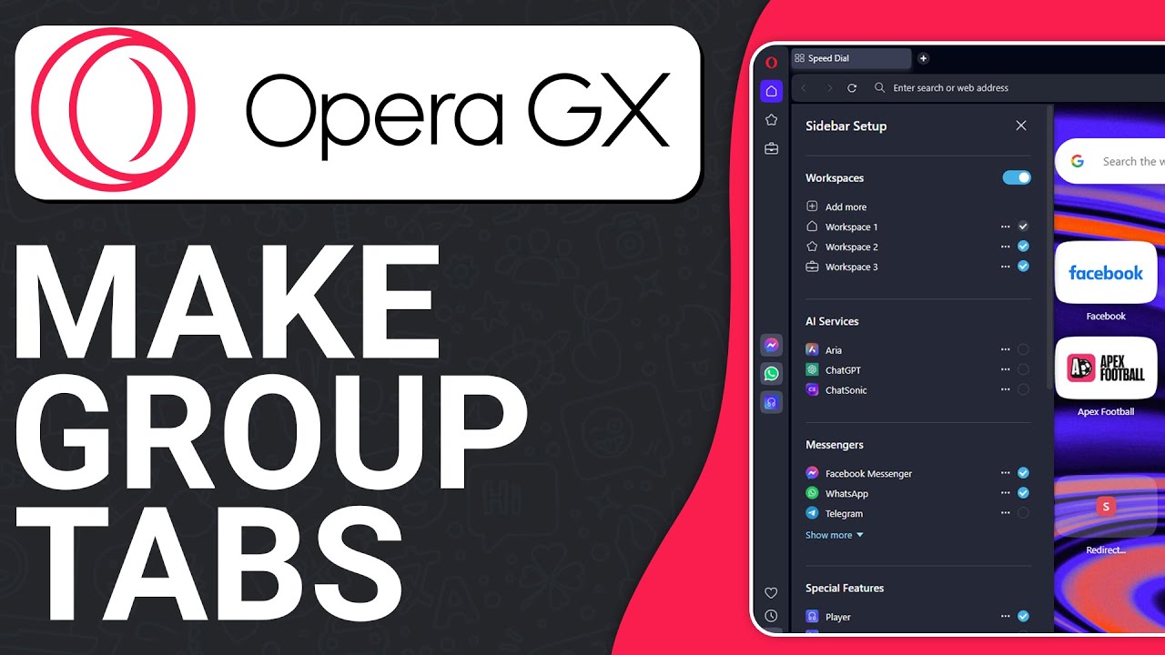 How to Make Group Tabs in Opera GX (2025) | Working Method - YouTube