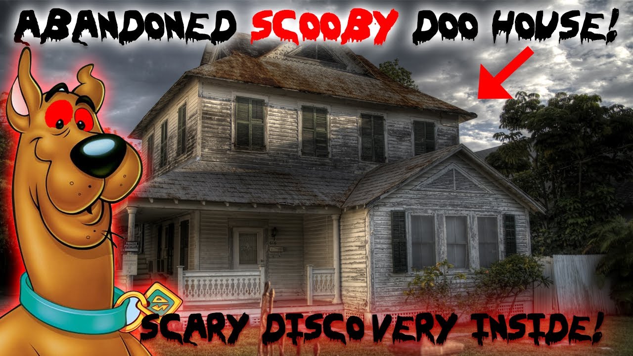 ABANDONED SCOOBY DOO HOUSE! FOUND SOMETHING INSIDE! 24 HOUR OVER DAY ...