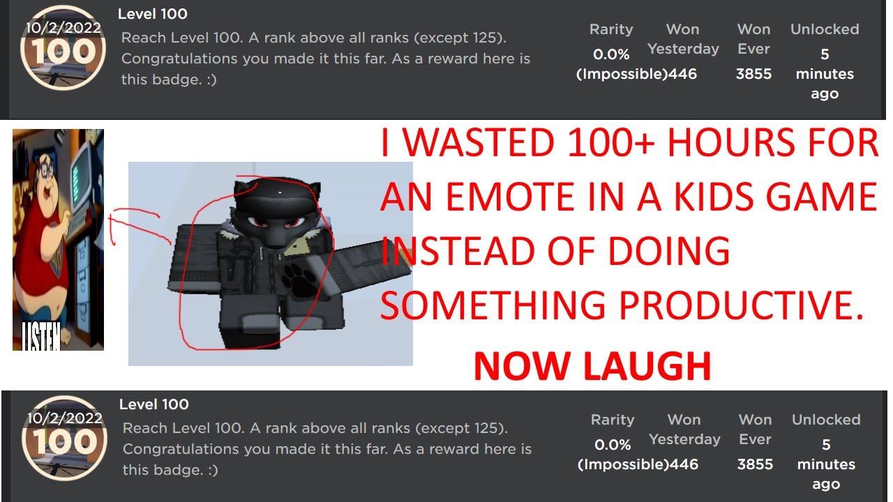 Evade reaching level 100 and idk i wasted 100+ hours on this - YouTube