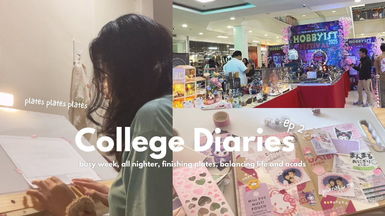 college diaries 📓| sophomore year, busy week, balancing life and acads ...