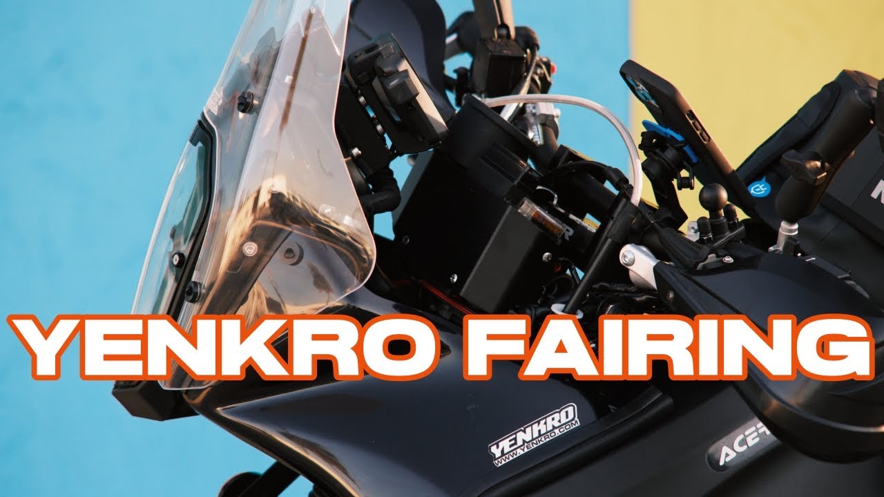 Yenkro Fairing (Gen 2) on My 2022 Suzuki DR650 - YouTube