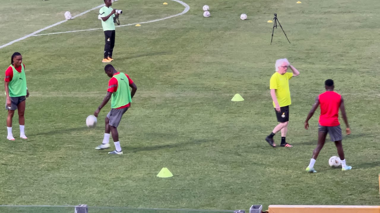 BLACK STARS FINAL TRAINING SESSION AHEAD OF CHAD MATCH - MINISTER ...