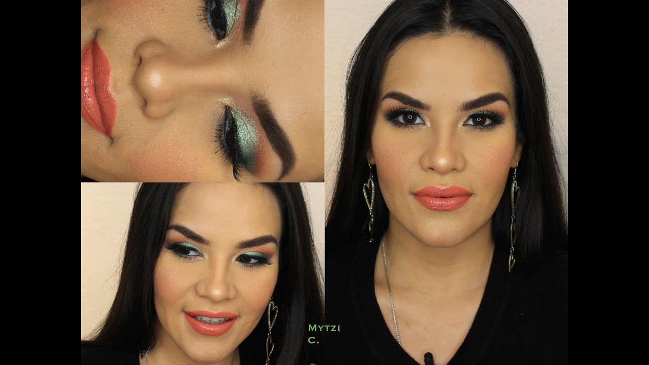 Maquillaje Tonos Verdes /Garden of Eden | Mytzi Cervantes - YouTube