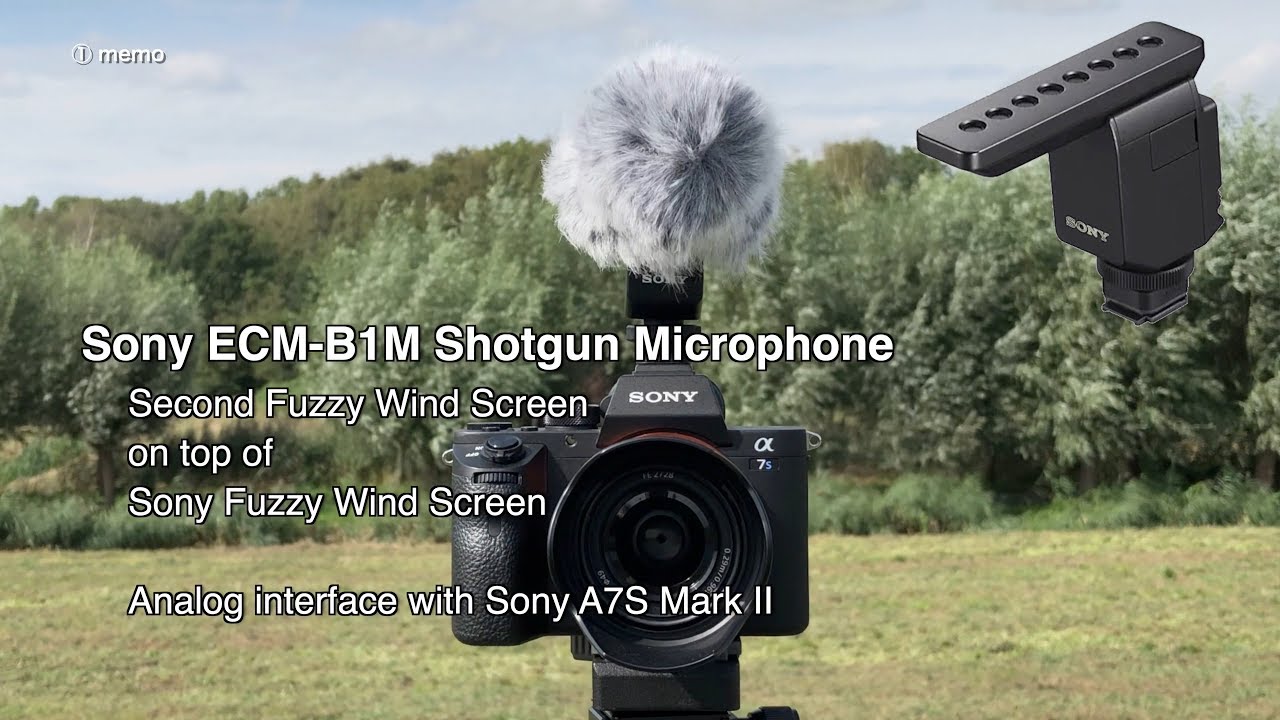 Review Sony ECM-B1M Shotgun Microphone in Wind - 20190907 - YouTube