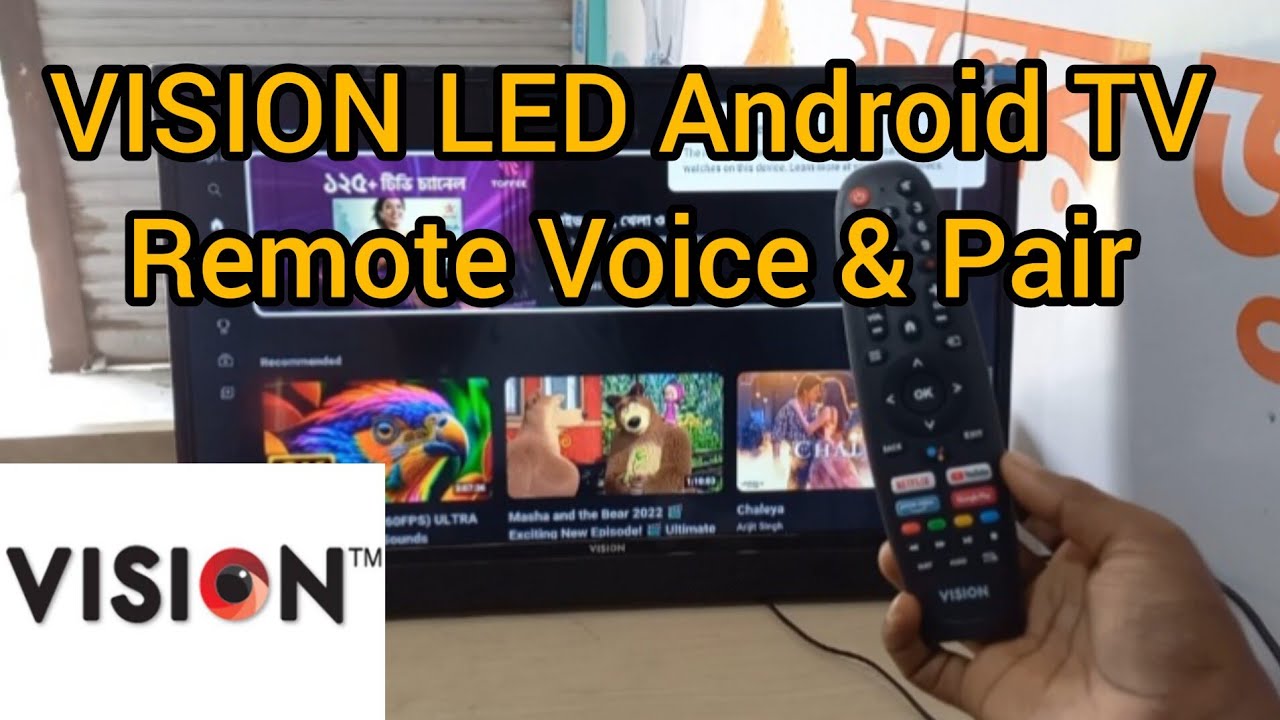 How to vision Android LED TV Remote Voice & Pari 32M03 32E10 32E20 ...