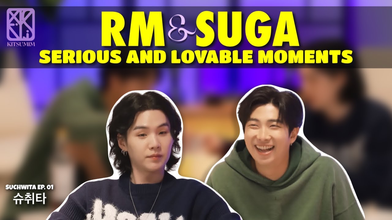 SugaそしてRM funny and sweet moments⎡슈취타⎦Suchwita EP 1 Suga with RM ...