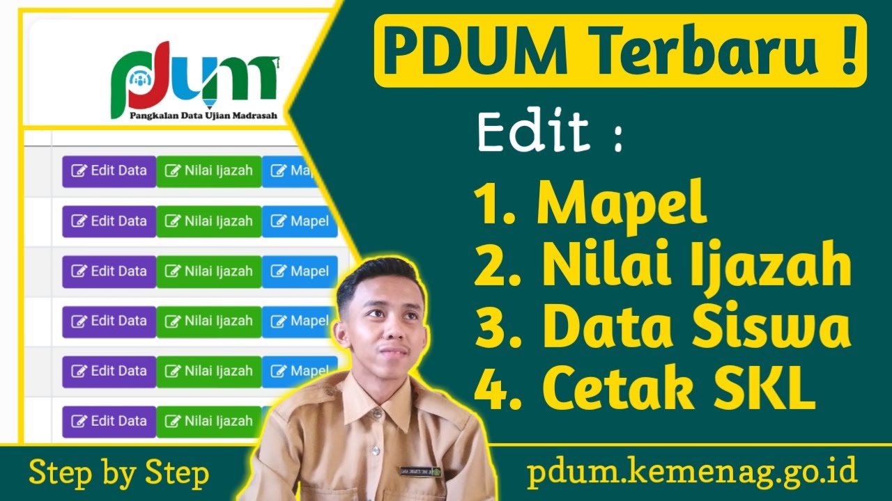 Cara Input Nilai Ijazah Di Pdum - Terbaru Ada Edit Data Siswa Edit ...